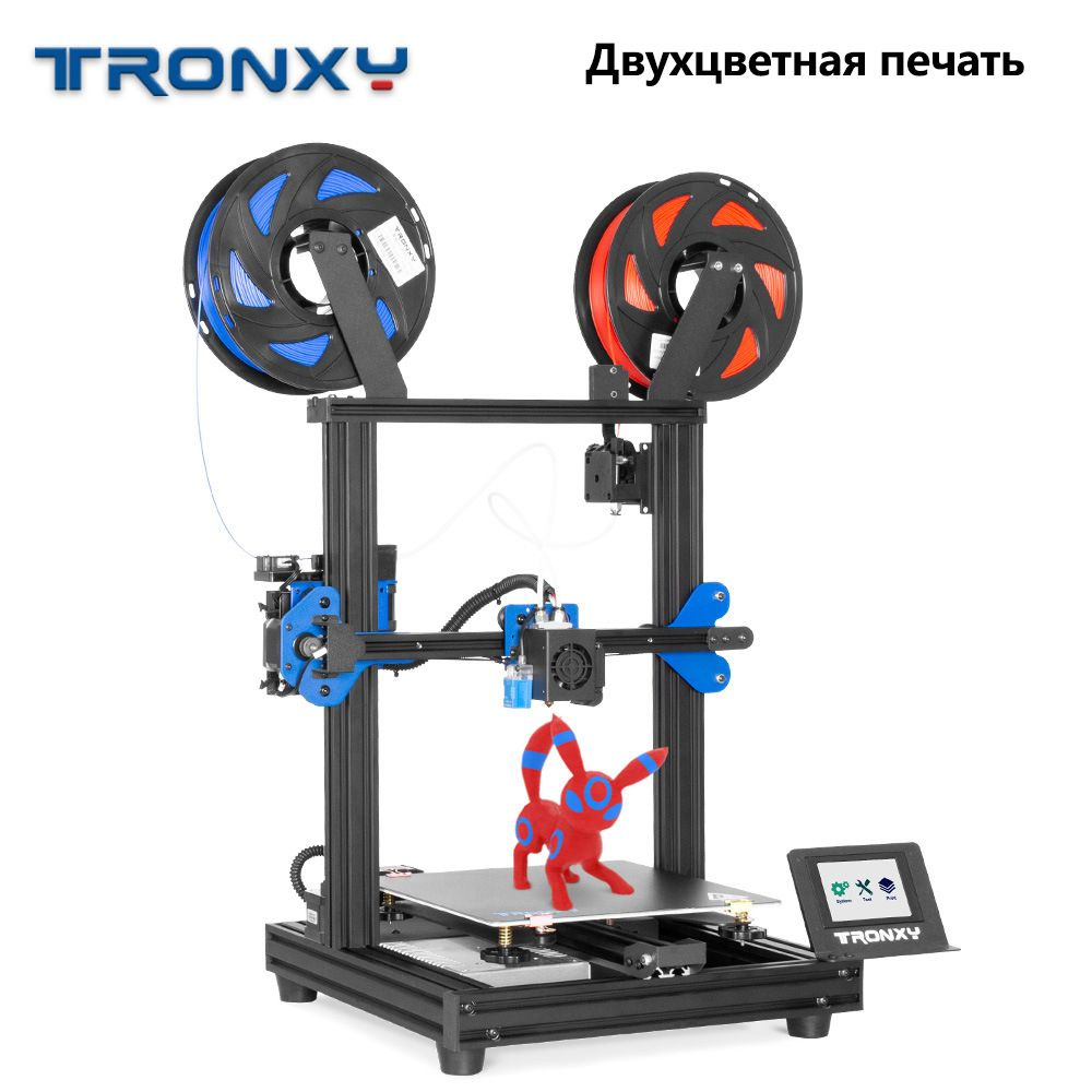 Двухцветный 3D-принтер; высокоточная модель FDM XY-2PRO-2E - купить с ...