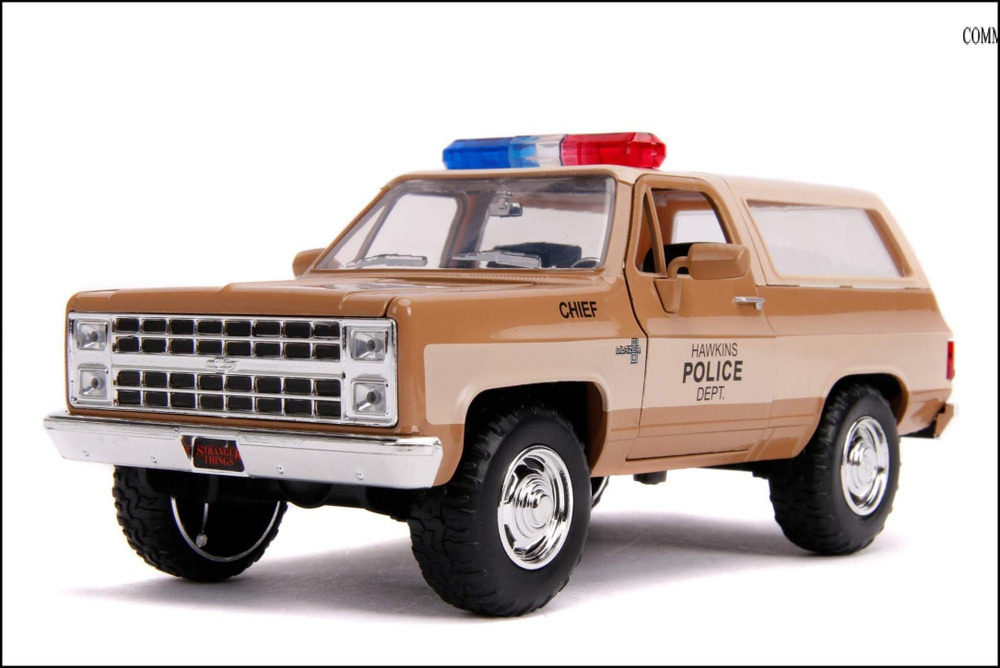 Jada Toys Stranger Things Модель Машинки 1:24 1980 Chevy K5 Blazer W ...