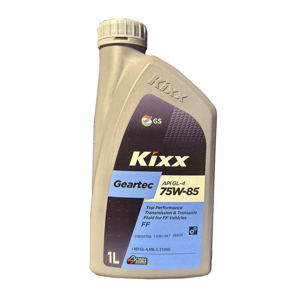 Трансмиссионное масло KIXX GEARTEC FF GL-4 75W-85 (Gear Oil HD), 1 л ...