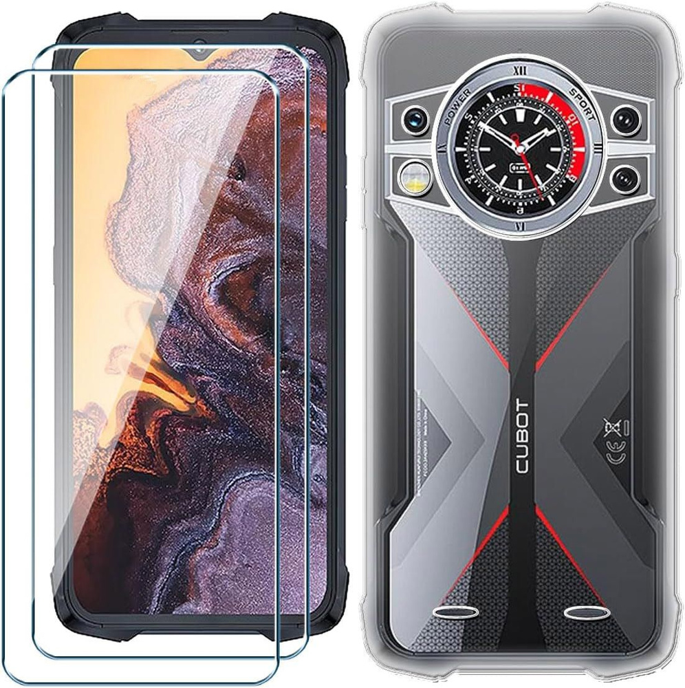 Мягкая силиконовая оболочка из закаленного стекла Cubot King Kong 9 ...