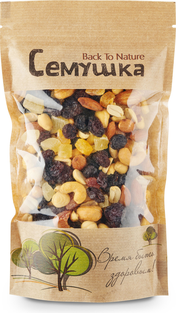 Ореховая смесь Семушка жареная с цукатами, 250 г - купить с доставкой ...