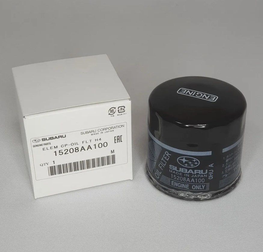 Фильтр масляный Subaru Оригинал 15208-AA100 Forester Impreza Legacy ...