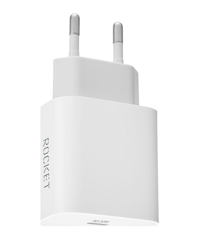 Сетевое зарядное устройство ROCKET СЗУ Space USB-C 20W PD Qc 3.0, 20 Вт ...