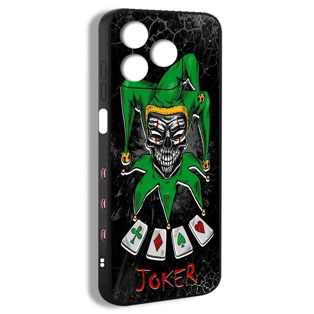 чехол для смартфона Подходит для Tecno Spark 10c джокер арт Joker обои рисование Zsz17 купить