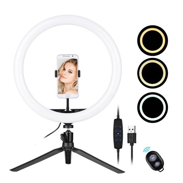 30см / 12дюймовый LED Ring Light 5600-8200K Diammable 3 цвета с ...
