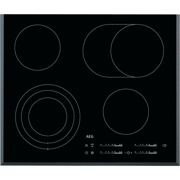 Варочная панель электрическая AEG HK654070FB, черный купить c доставкой ...