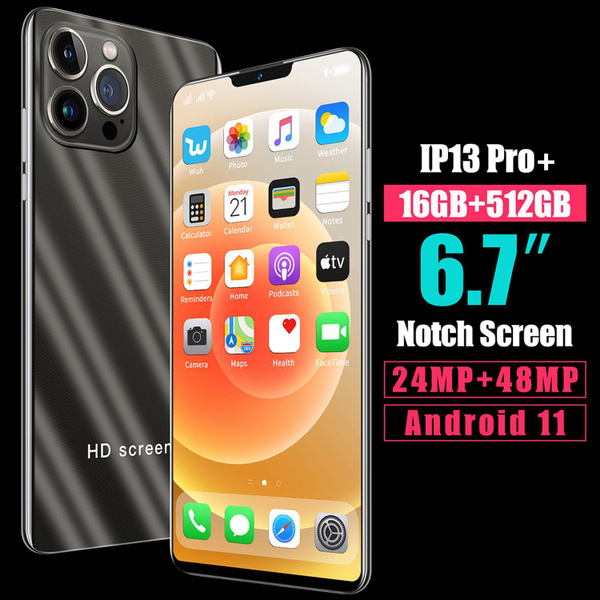 Смартфон IP13 Pro+ 256 ГБ 8 ГБ Черный 6.7 IP13 Pro+ купить c доставкой ...