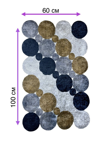 Коврикдля ванной YSF HOME FIGUR, 1х купить c доставкой на OZON по низкой цене (1395087132)