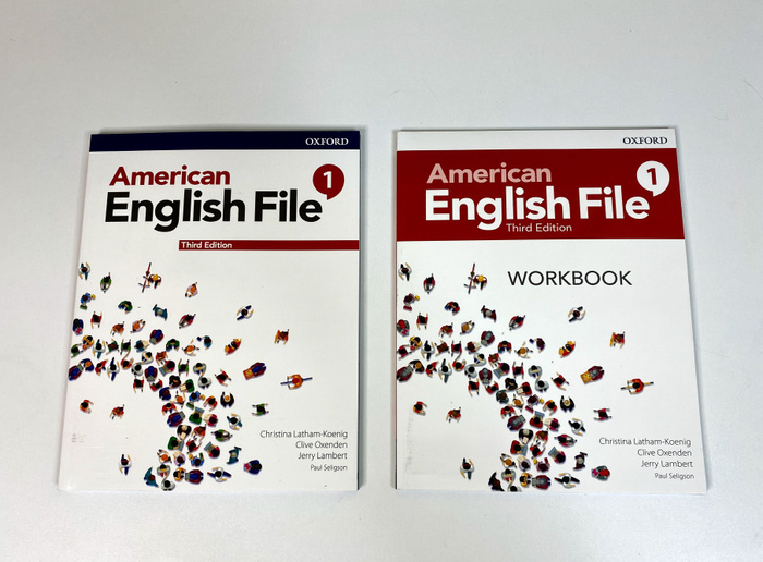 American English File 1 Third Edition, Student book + workbook + CD ...