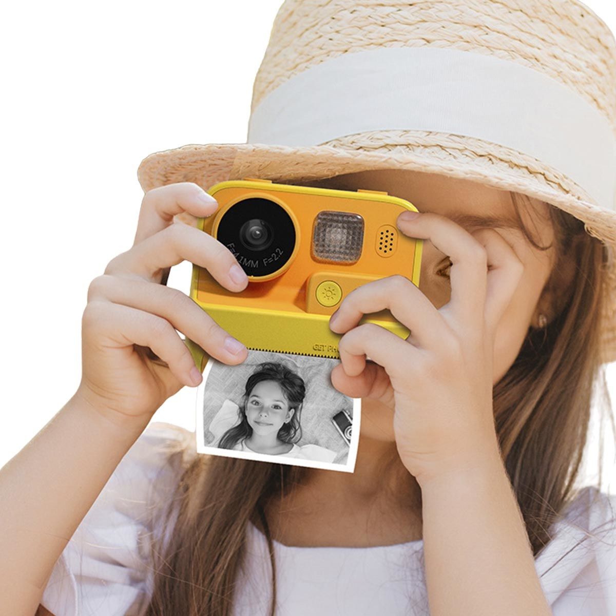 фотоаппарат моментальной печати, камера полароид для детей с печатью ...