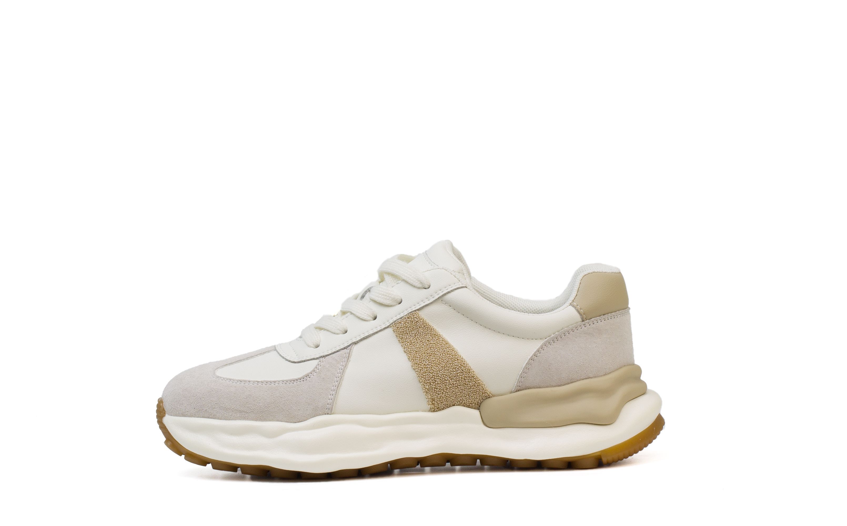 Кроссовки Женский HELENA BERGER Натуральная кожа, размер 38 F Демисезон Шнурки Без каблука ...