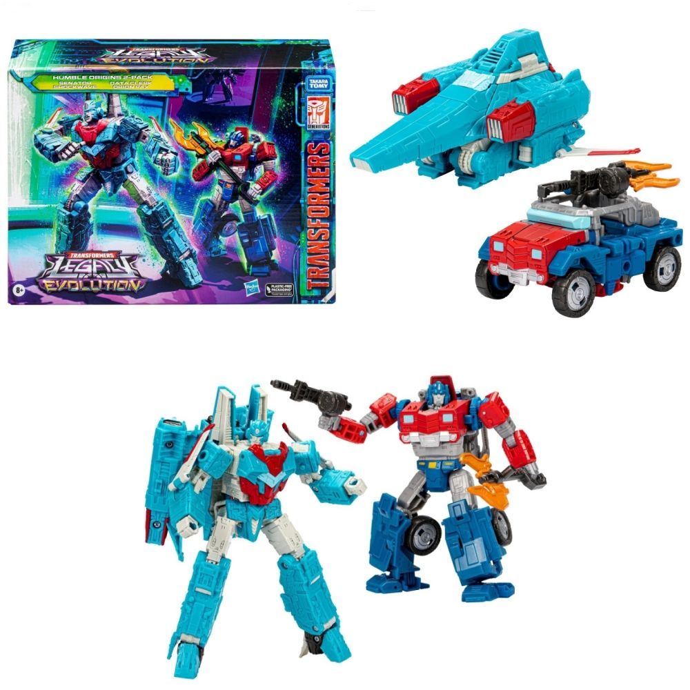 Трансформеры Hasbro Игрушка Legacy Evolution Humble Origins 2-Pack ...
