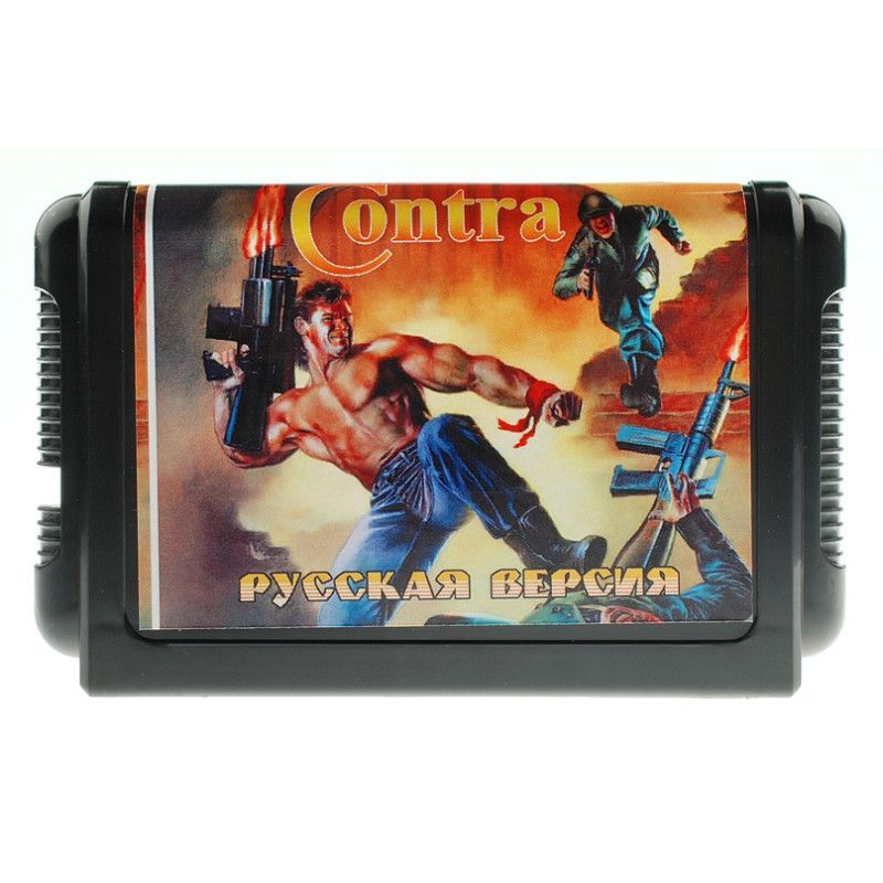 Картридж игровой 16 bit Contra Hard Corps (рус) купить c доставкой на ...