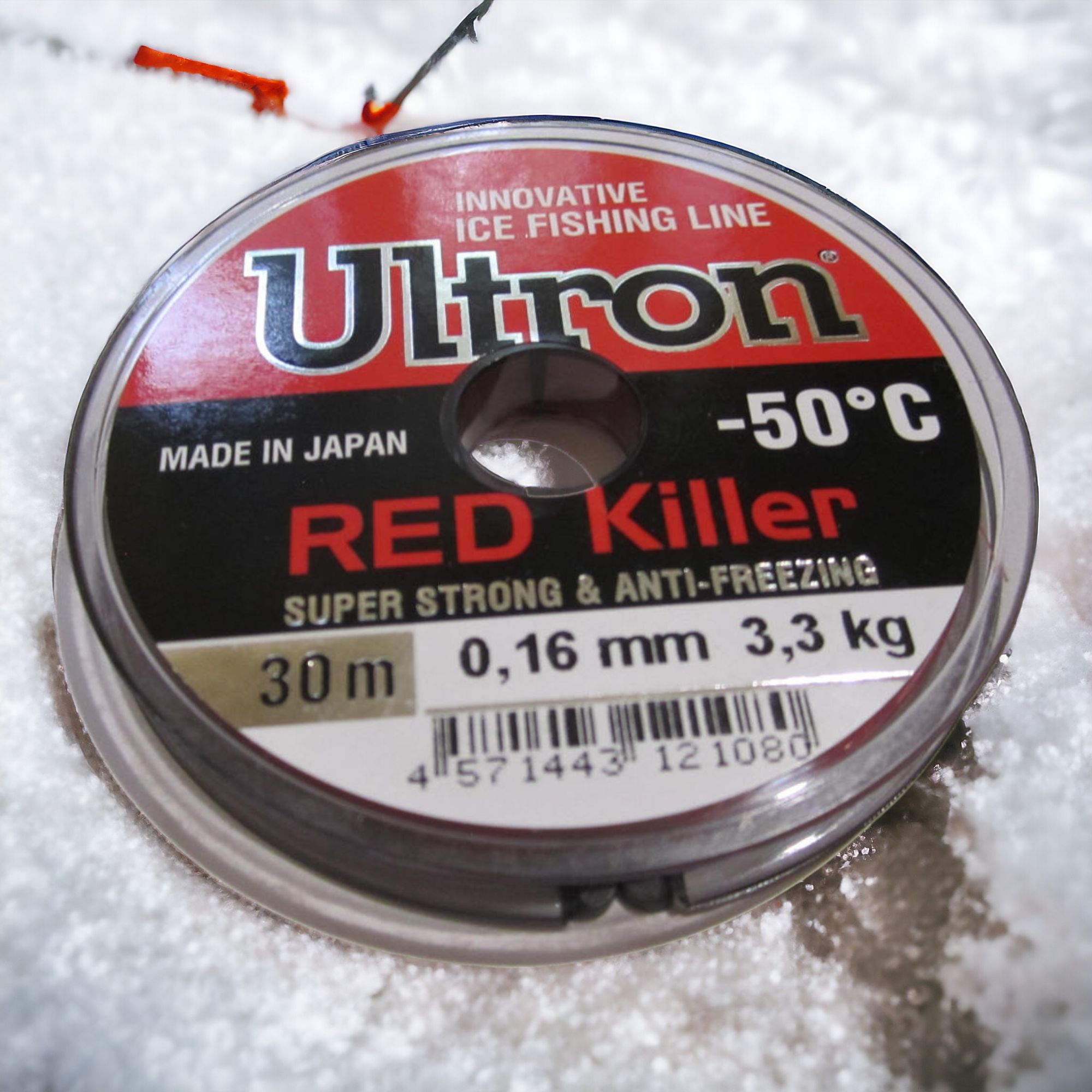 Монофильная леска для рыбалки Momoi Fishing Ultron Red Killer, 1 шт. по ...
