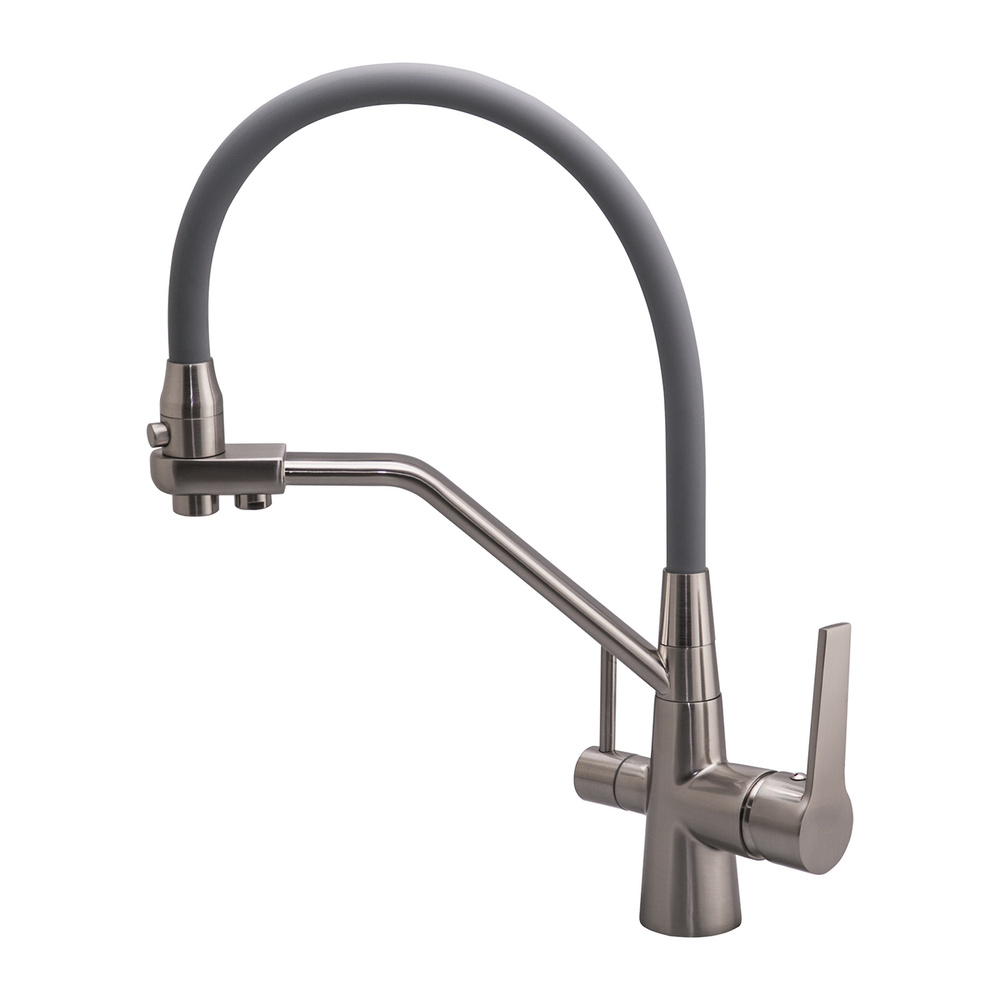 Смеситель для кухни гибкий излив с фильтром для воды Frap F4374-5 купить на OZON по низкой цене ...