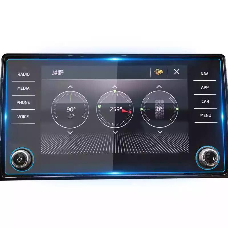 Защитное стекло магнитолы Bolero 8" Skoda Kodiaq / Шкода Кодиак /Skoda ...