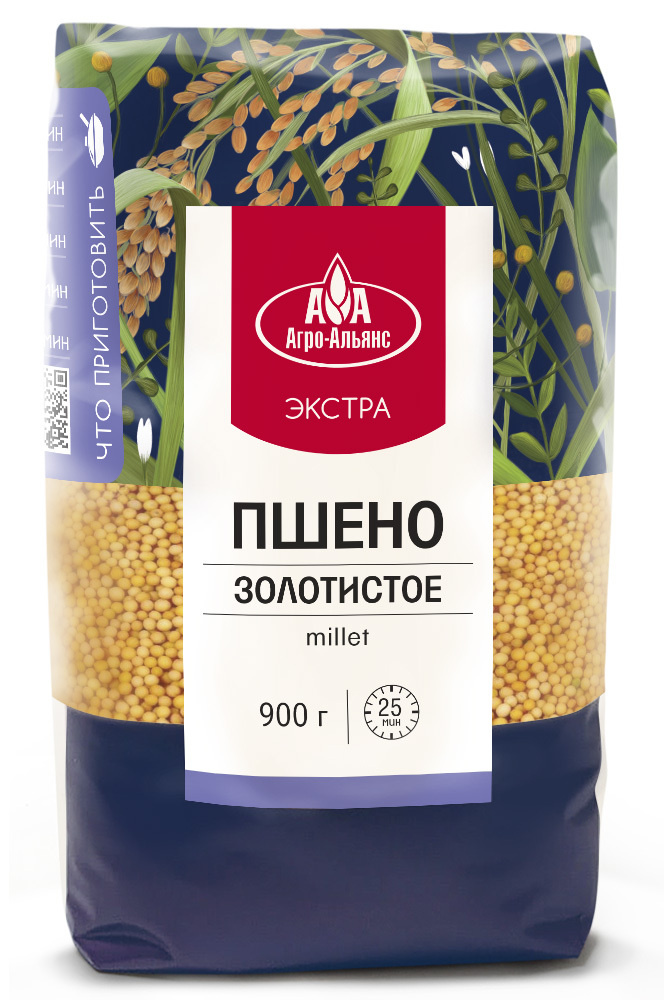 Пшено Агро-Альянс, 900 г - купить с доставкой по выгодным ценам в ...