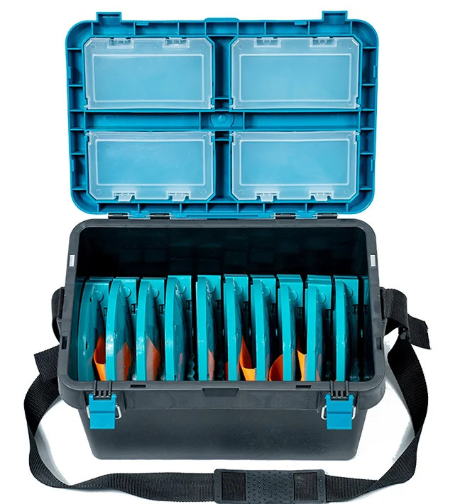 Ящик рыболовный зимний с 10-ю жерлицами в комплекте "Fishka от Петрова ...