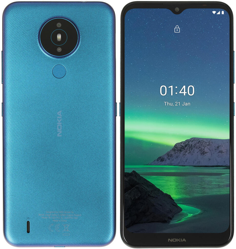 Смартфон Nokia 1.4 (1.4) 64 ГБ 3 ГБ Синий 6.52 IPS 1,4 купить c ...