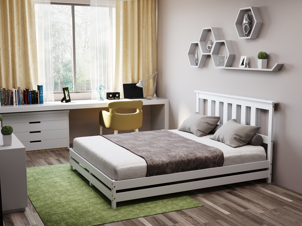 Двуспальная кровать Двуспальная кровать_IRINA 160/200Б_Нет бренда ...