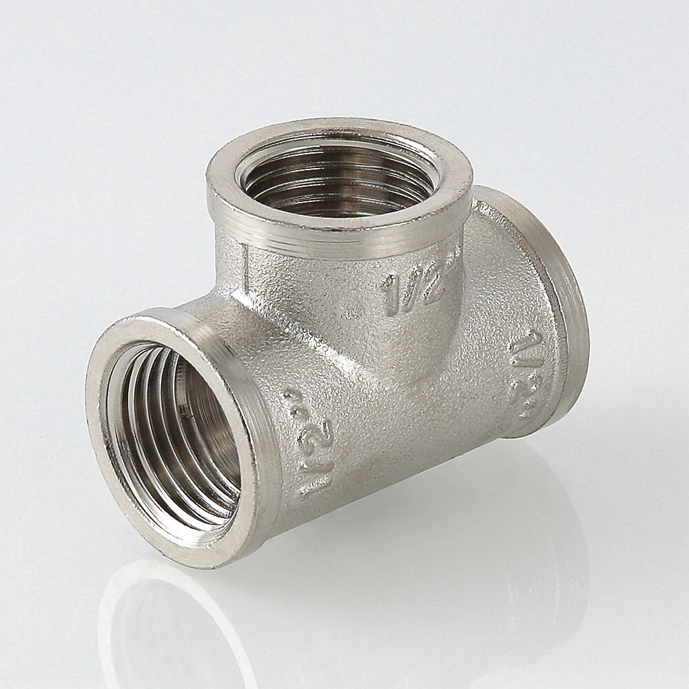 Тройник 3/4" внутренняя резьба равнопроходной VALTEC, латунный ...