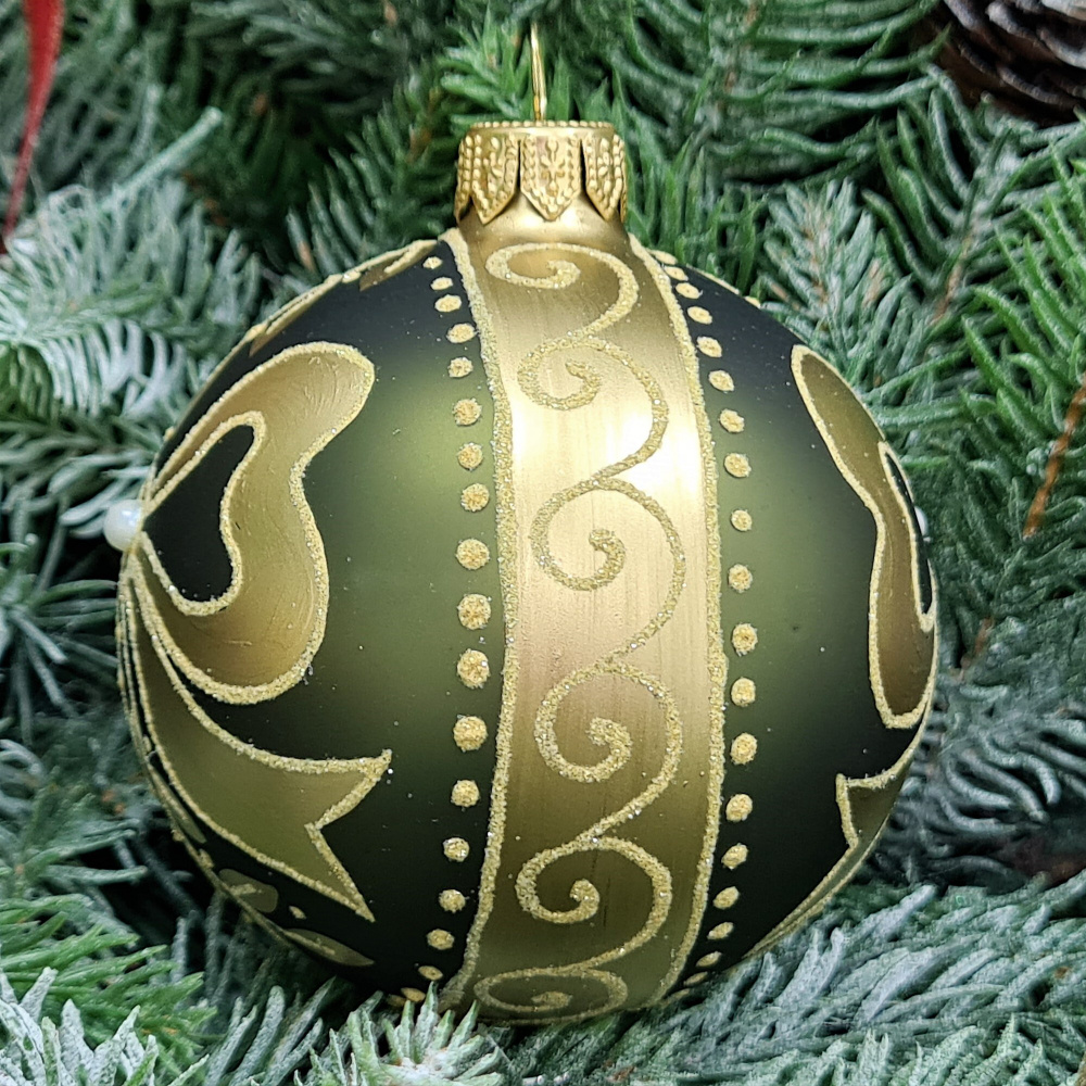 Елочный шар Irena-Co "Шар 80 мм №387", диаметр 8 см, купить c доставкой ...