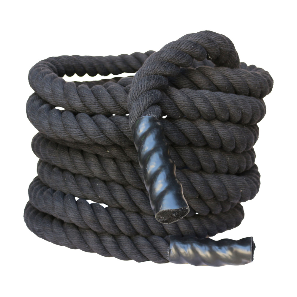 Канат для кроссфита хлопковый чёрный (д.40 мм 8 метров) - купить в ...