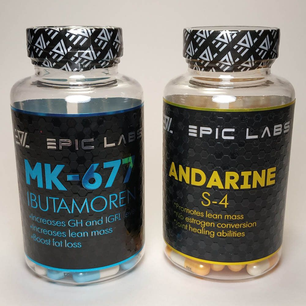 Андарин + Ибутаморен / SARMs / сармы/ Andarine S-4 + Ibutamoren MK-677 - купить с доставкой по ...