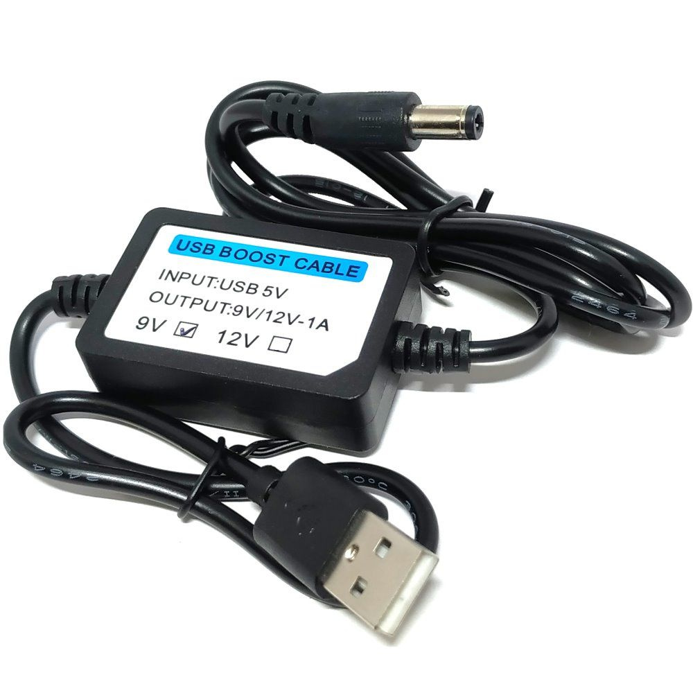 USB Boost DC-DC 5V to 9V 1A, Повышающий USB DC-DC преобразователь, вход ...