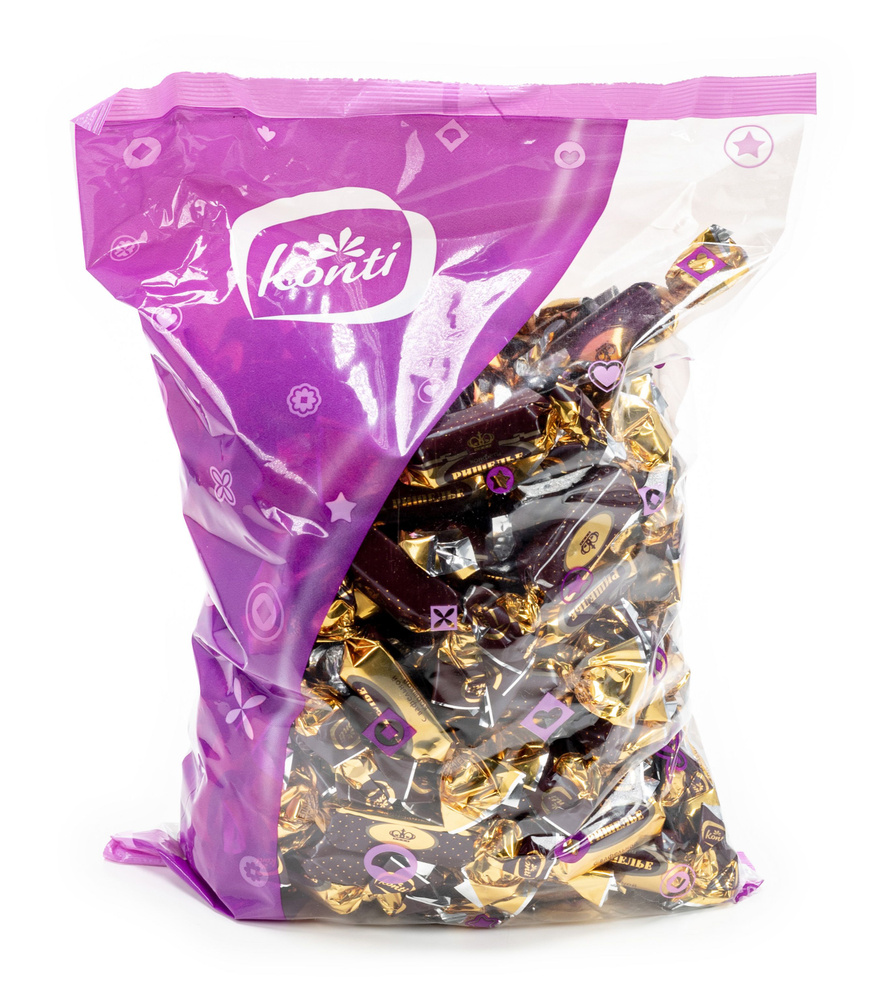 Конфеты Konti РИШЕЛЬЕ шоколадные с вафельной крошкой 1кг / сладости ...