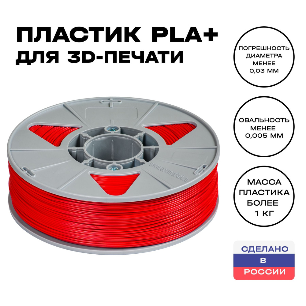 Пластик для 3D принтера PLA (ПЛА) ИКЦ, филамент для 3Д печати, 1,75 мм ...