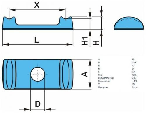 0314510400 пластина полурессоры bpw Bpw 03.145.10.40.0 купить c ...