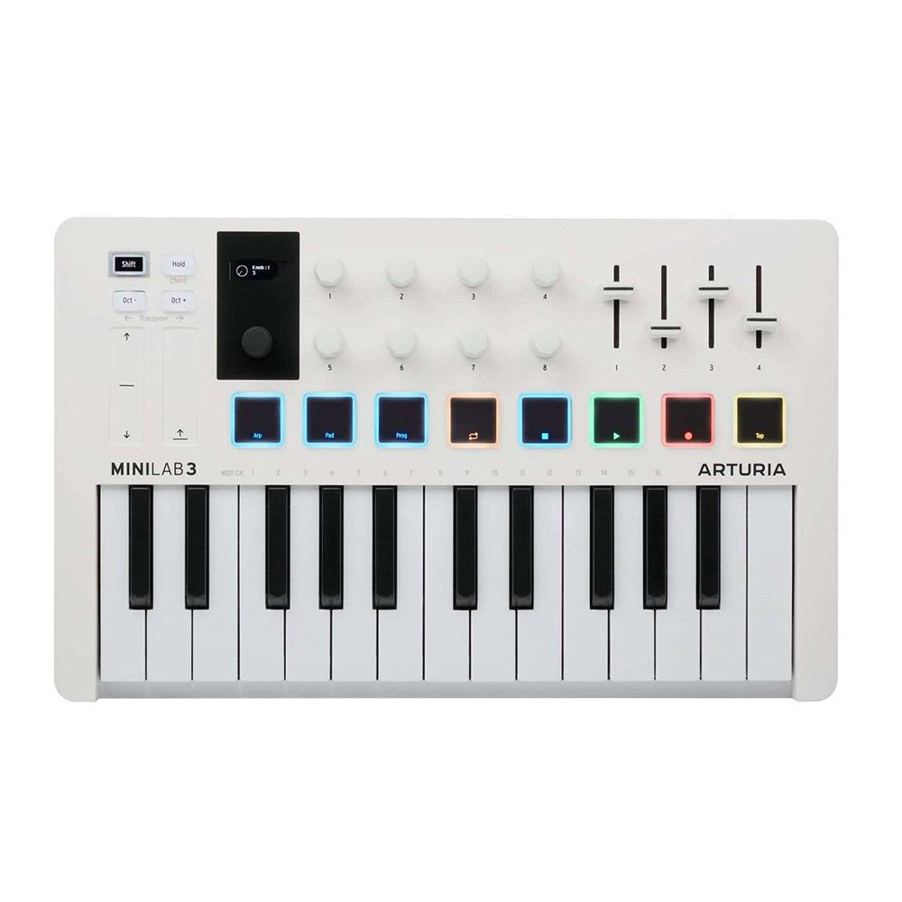 MIDI-контроллер Arturia MiniLab 3 White - купить с доставкой по ...