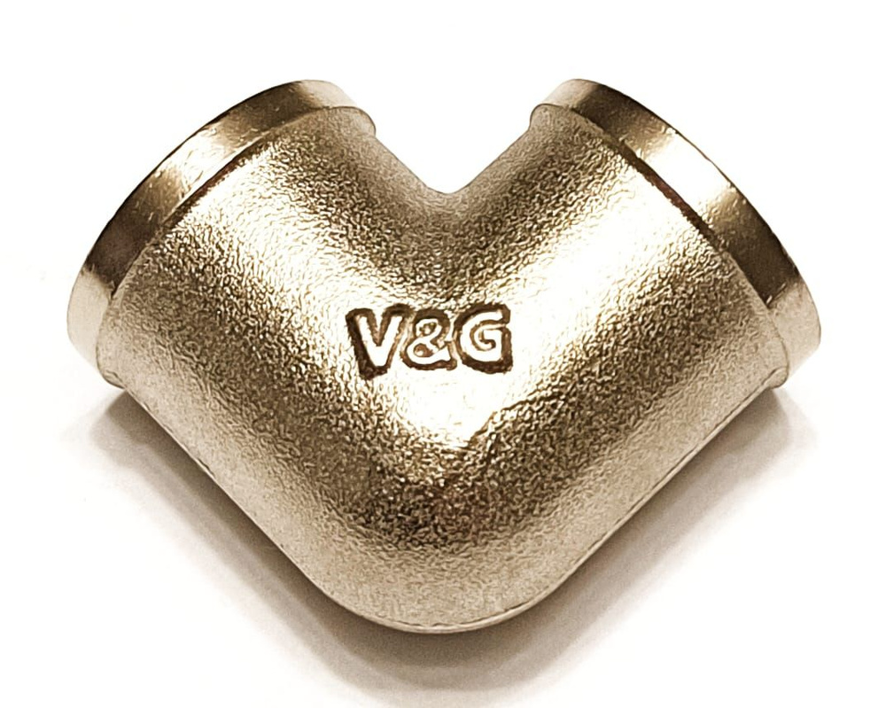 Отвод V&G 90 градусов 1/2 внутренняя/внутренняя резьба купить по низкой ...
