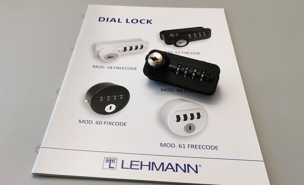 Замок кодовый Dial Lock, мебельный врезной мод. DL57, для двери шкафа с ...