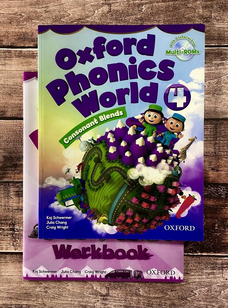 Oxford Phonics World Level 4. Полный комплект. Student Book + Workbook ...