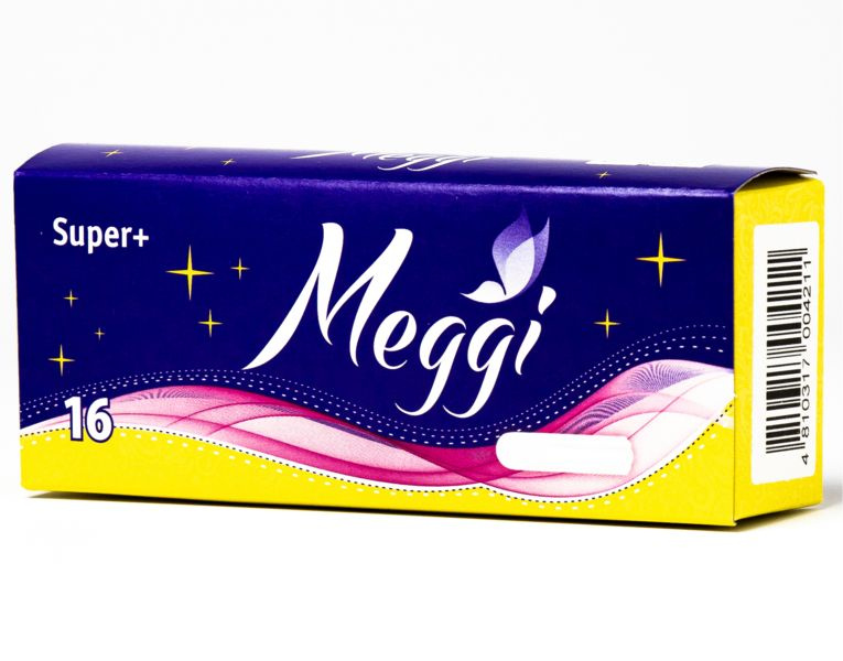Meggi Тампоны женские гигиенические Super+, 16 шт в уп. - купить с ...