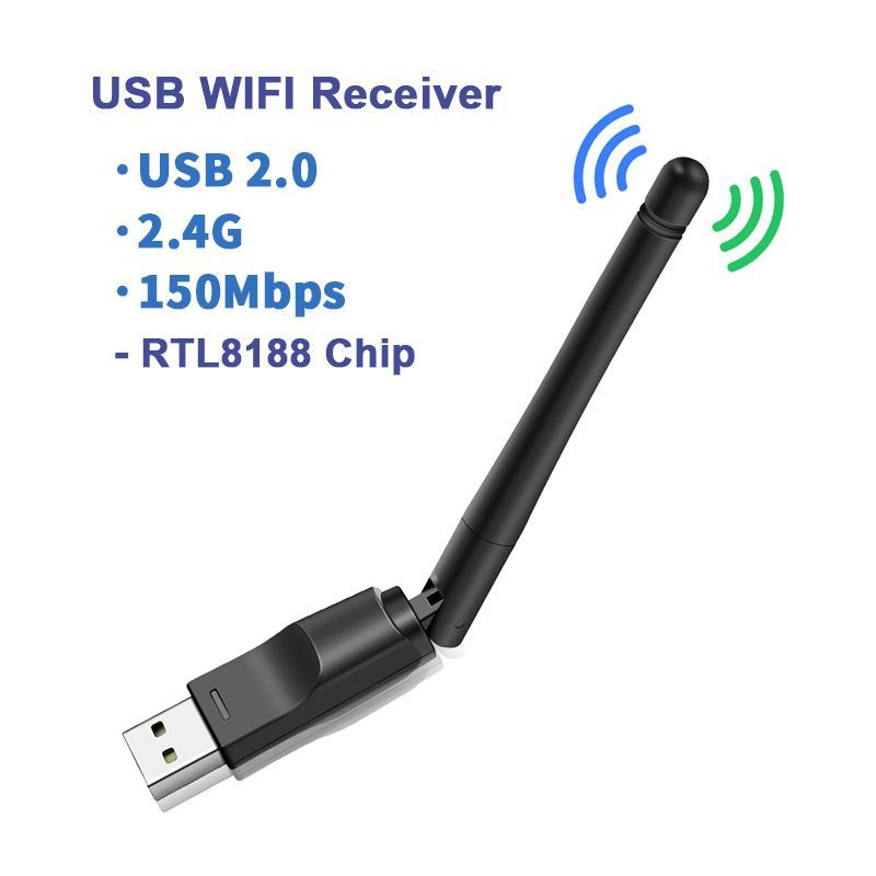 Беспроводной модем RTL8188 Mini USB WiFi адаптер 150Mbps беспроводная ...