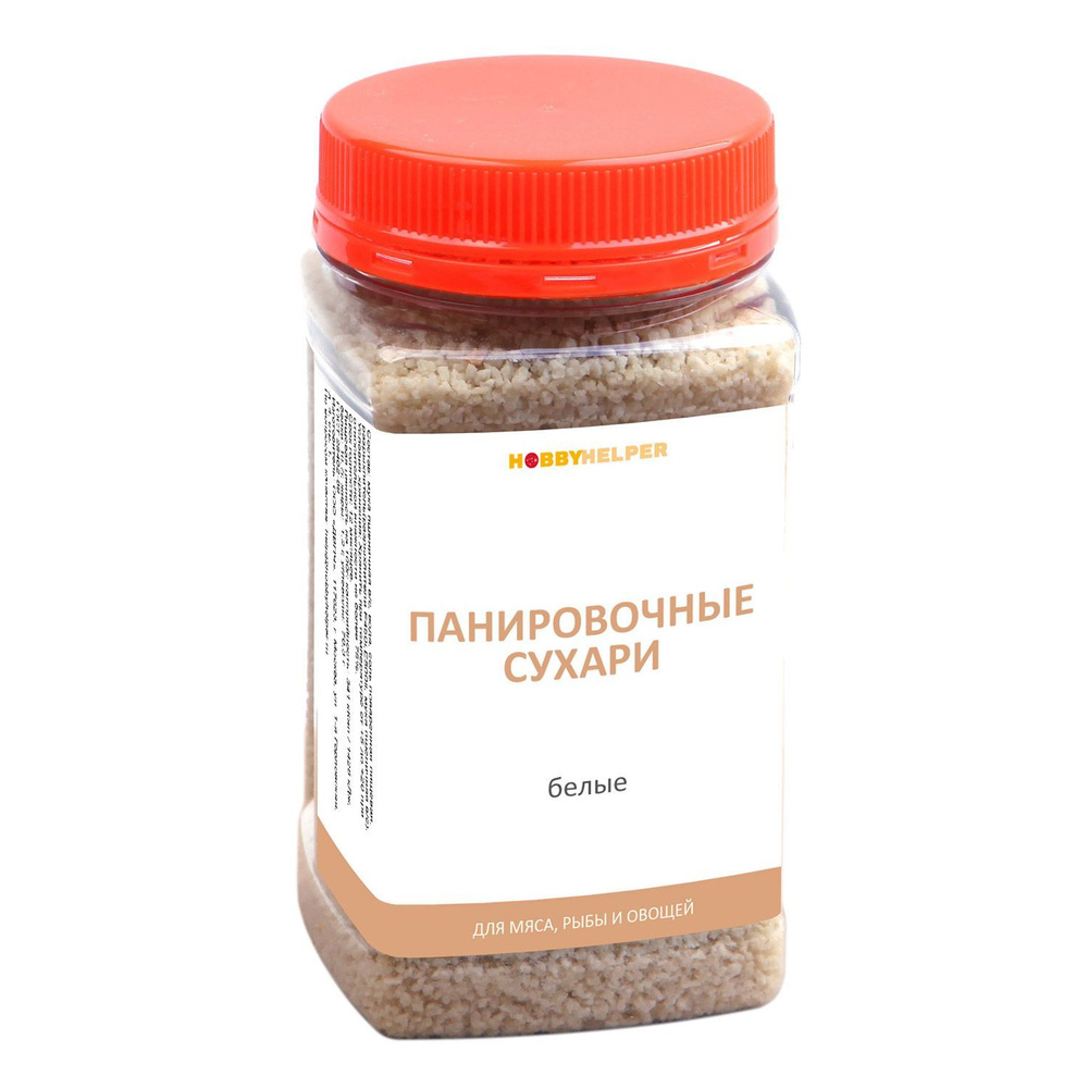Панировочные сухари белые HOBBYHELPER 200г купить на OZON по низкой ...