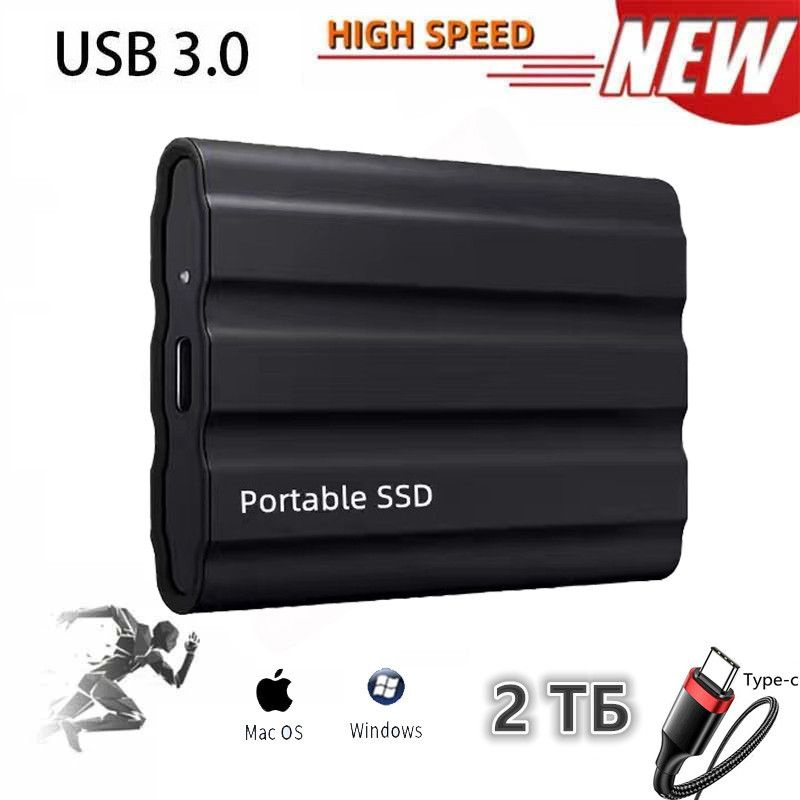 2 ТБ Внешний жесткий диск (9GE2), черный - купить с доставкой по ...