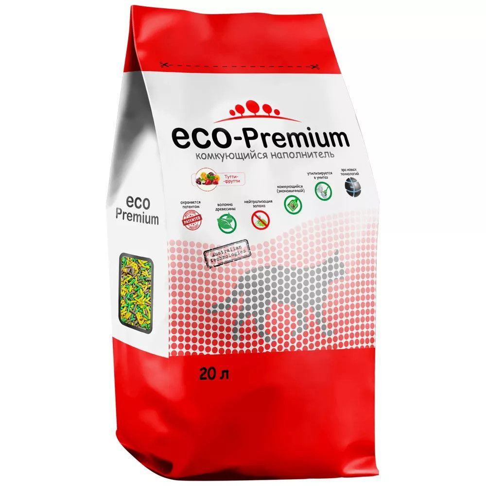 ECO-Premium Наполнитель Древесный Комкующийся 7600г. - купить с ...