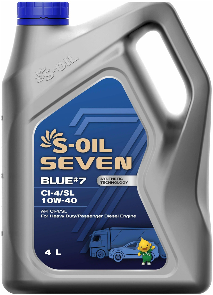 Масло моторное S-OIL SEVEN 10W-40 Полусинтетическое - купить в интернет ...