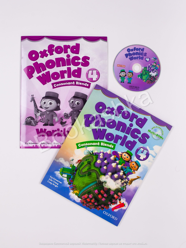 Комплект Oxford Phonics World Level 4 Student Book + Workbook + CD ...