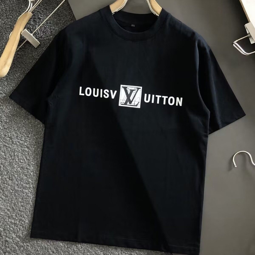 Футболка Louis Vuitton, размер 52, цвет черный - купить по выгодной ...