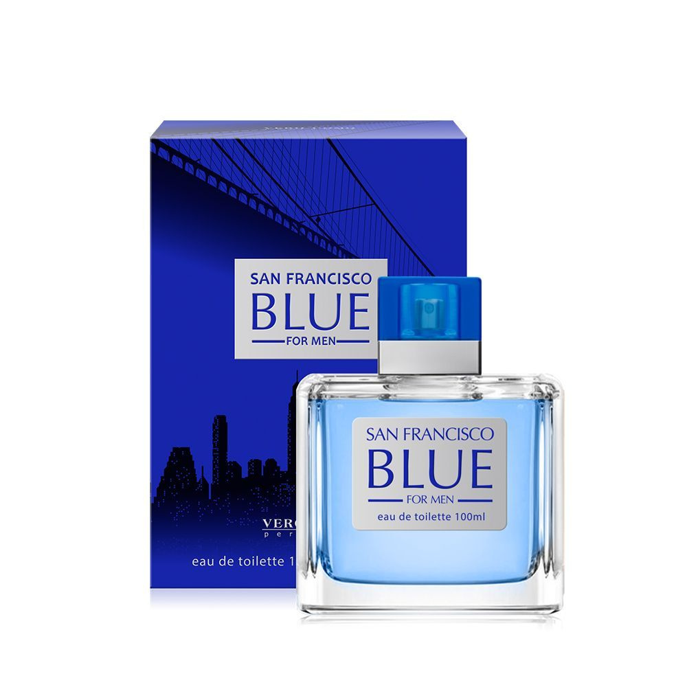 Vero Uomo мужские San Francisco Blue, 100 мл. Духи 100 мл (1042899370)