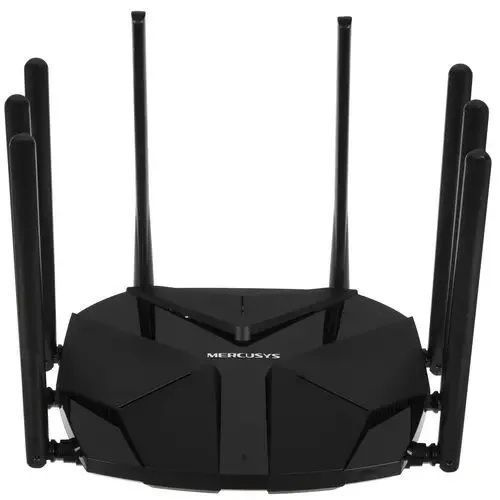 Роутер Mercusys Двухдиапазонный Wi-Fi 6 MR90X AX6000, черный, 2.4 ГГц ...