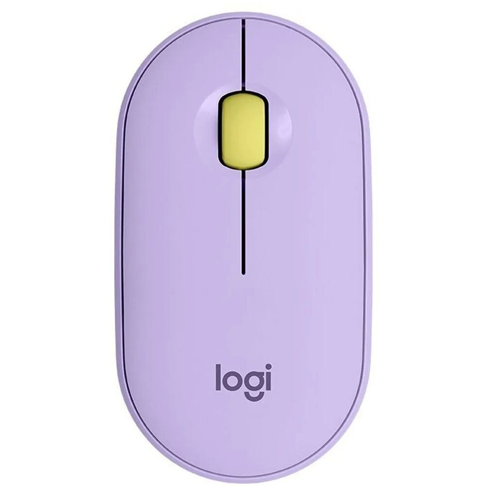 Мышь беспроводная Logitech Pebble M350 910-006654, сиреневый - купить ...