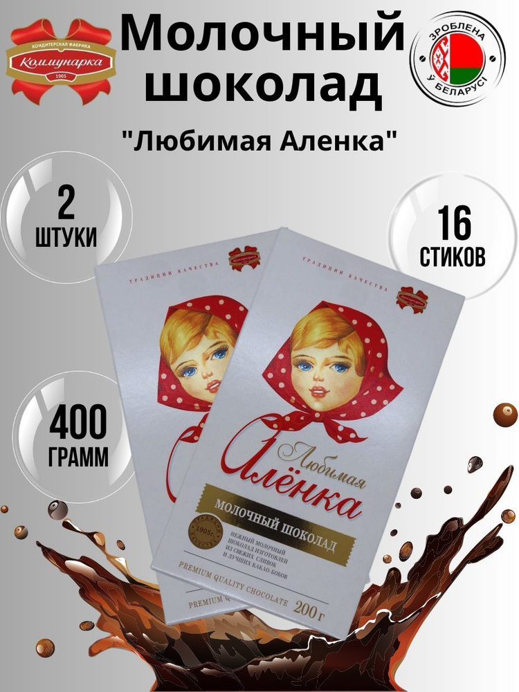 Молочный шоколад Любимая Аленка купить с доставкой по выгодным ценам