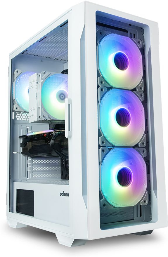 Корпус для ПК Zalman i3 Neo TG ATX без блока питания белый - купить с ...