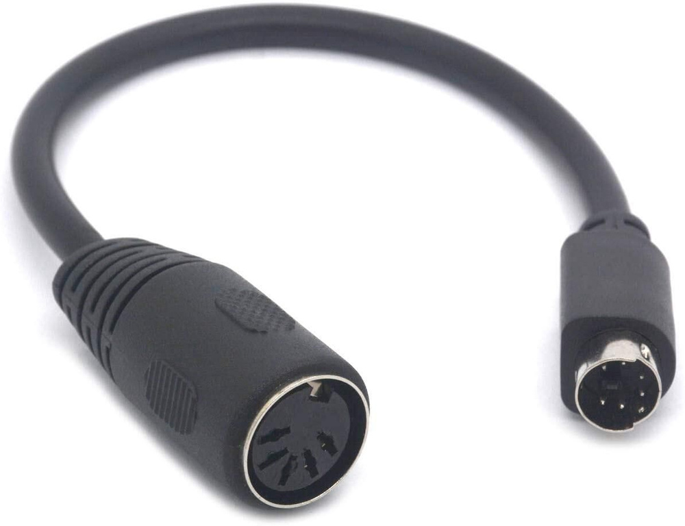 Адаптер кабеля клавиатуры Nuolianxin Ps 2 At 6 контактный мини Din